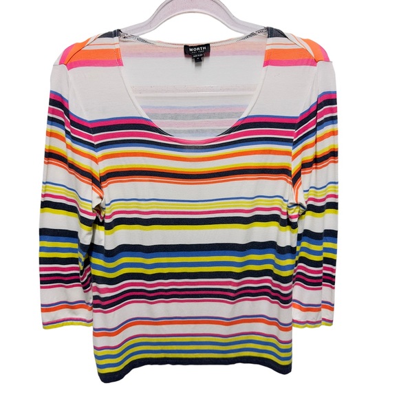Worth | Tops | Worth Soft Knit Striped Tee | Poshmark